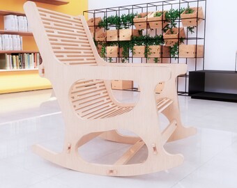 Cnc Rocking Chair File - Etsy