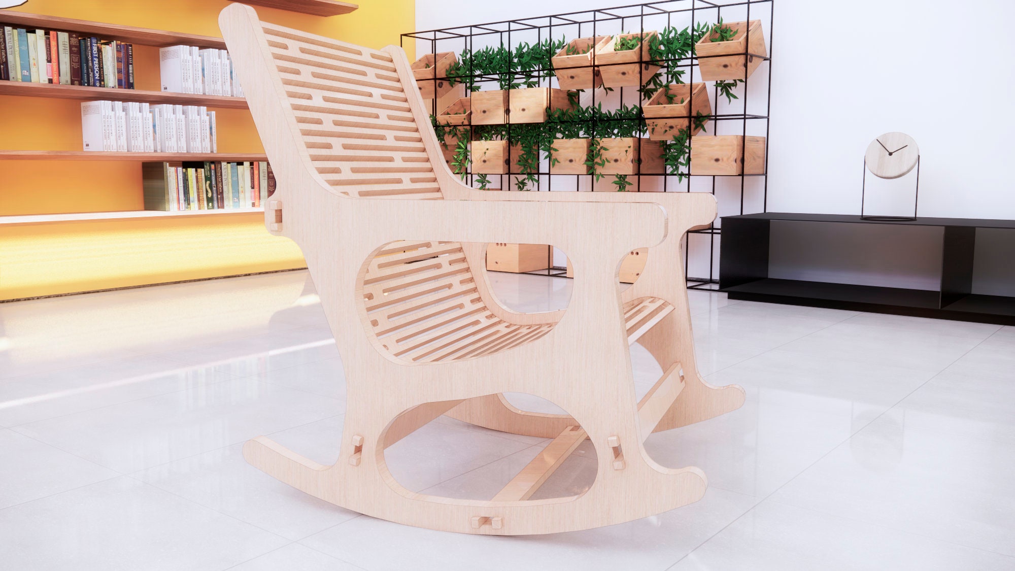 Rocking Chair DXF File Chair Cnc Plans Laser Cutting Cnc - Etsy UK