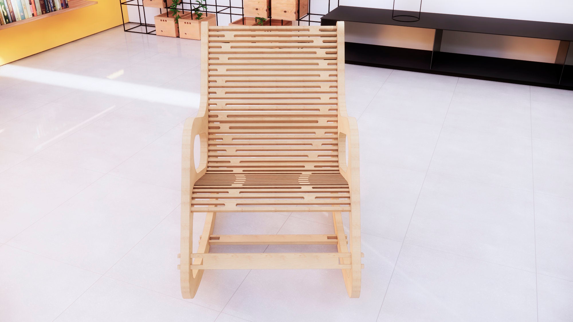 Rocking Chair Cnc File Chair Assembly DXF File Cnc Chair - Etsy Canada