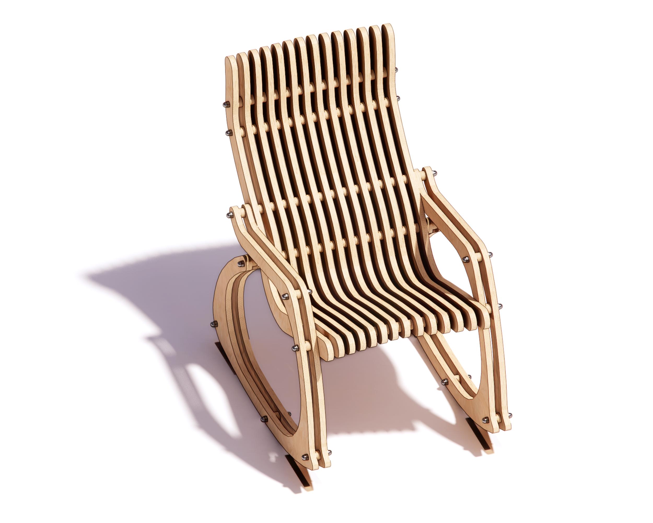 Parametric Chair DXF File Plans for Cnc Router/plywood Chair/custom ...