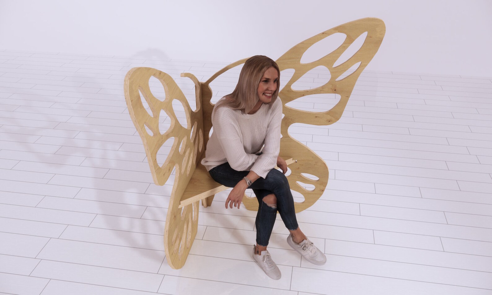 Plywood Butterfly Chair for DXF File Cnc, Laser Cut/custom Furniture - Etsy