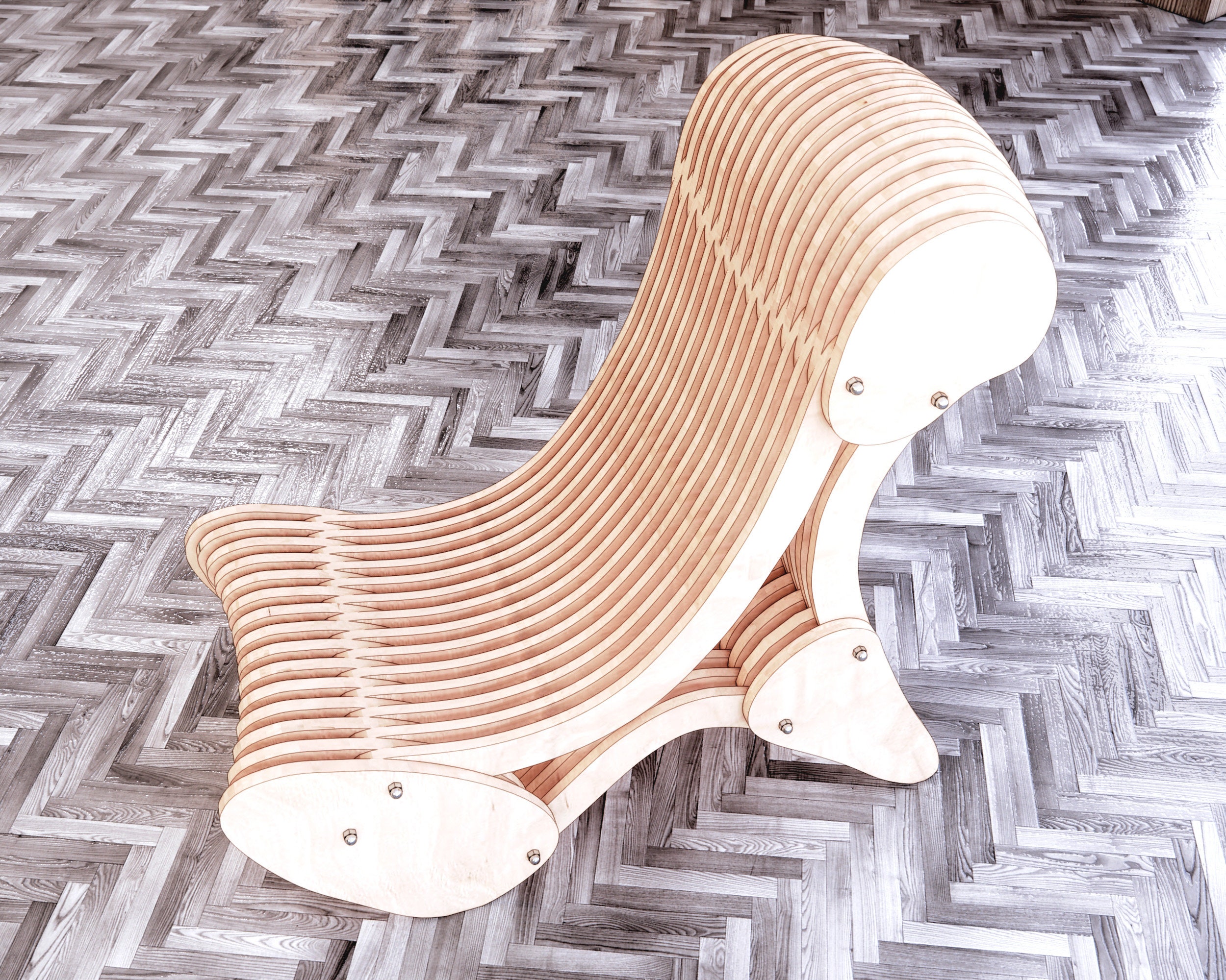 Parametric Design High Chair DXF, SVG, EPS File Cnc and Laser Cut ...