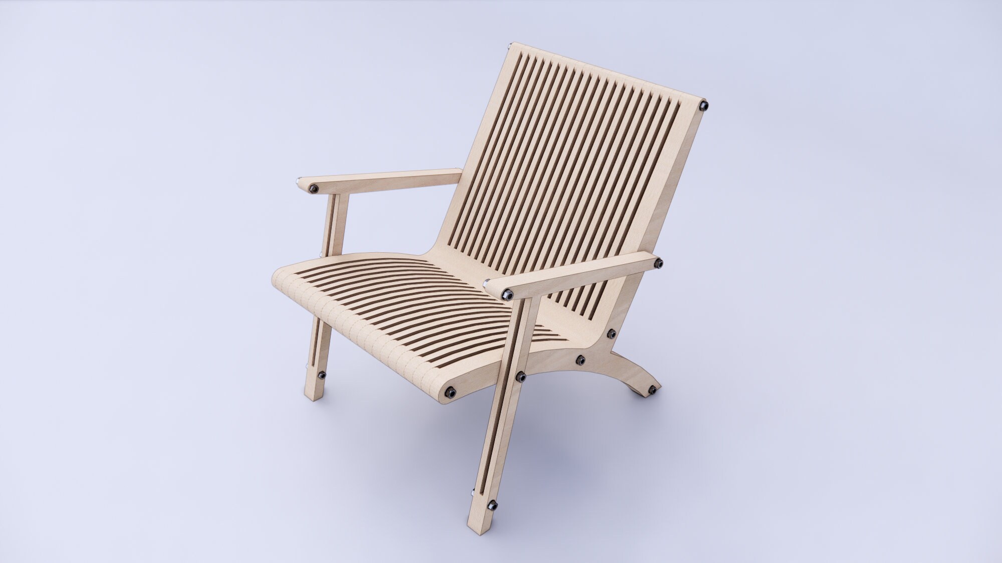 Plywood Furniture Chair Cnc File 5 Plywood Chairs Pack - Etsy UK