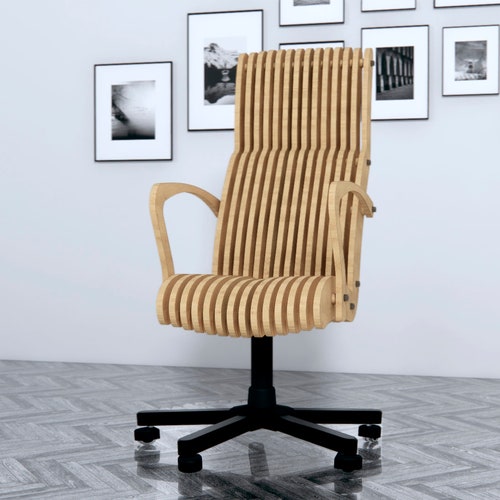 Parametric Office Chair DXF File for Laser or Cnc - Etsy