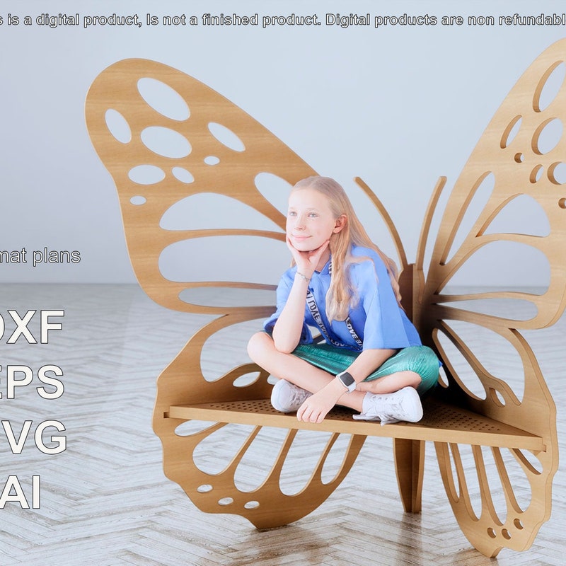 Butterfly Bench - Etsy