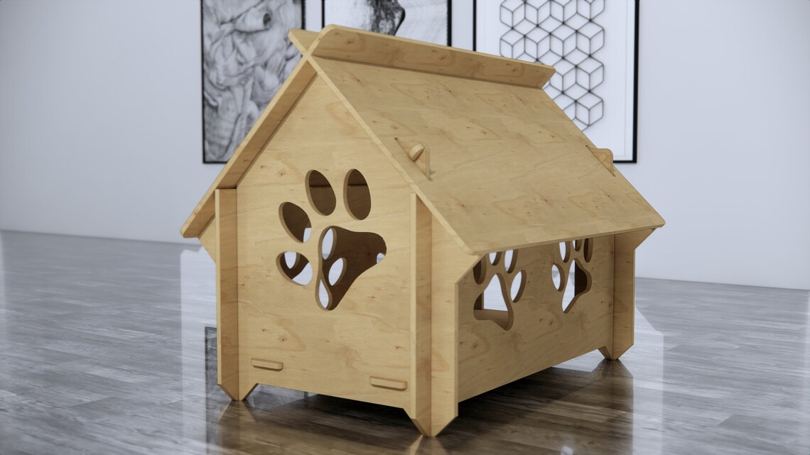 Dog Kennel 10 DXF File Cnc Cut/plywood Pet House/custom - Etsy