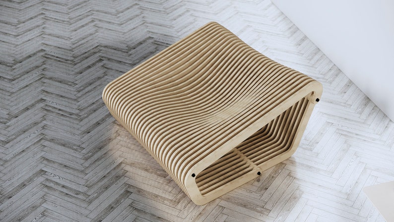 Sale 3 Parametric Design Chair Pack/ DXF File Cnc Cut/plywood - Etsy
