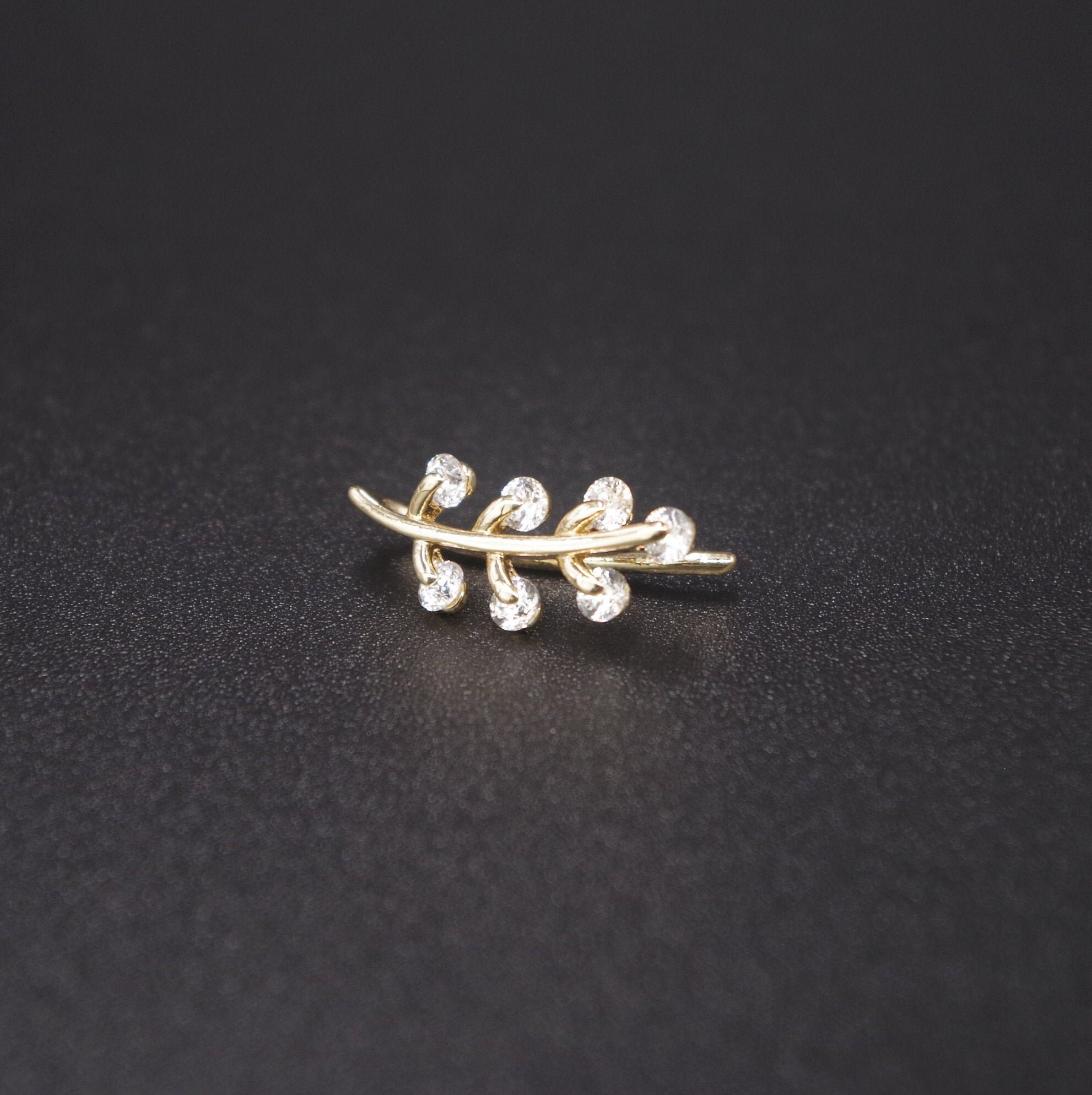 Cute Tree Leaf Cartilage Ear Cuff Conch Cuff Ear Cuff Non - Etsy