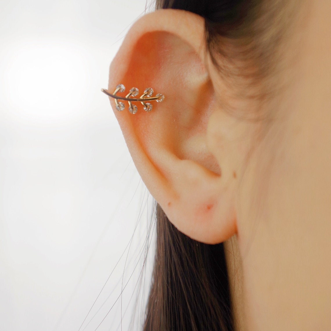 Cute Tree Leaf Cartilage Ear Cuff Conch Cuff Ear Cuff Non - Etsy