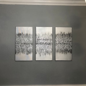 RHINESTONE WALL ART, Crystal Wall Art, Crushed Mirror Art, Minimalist ...