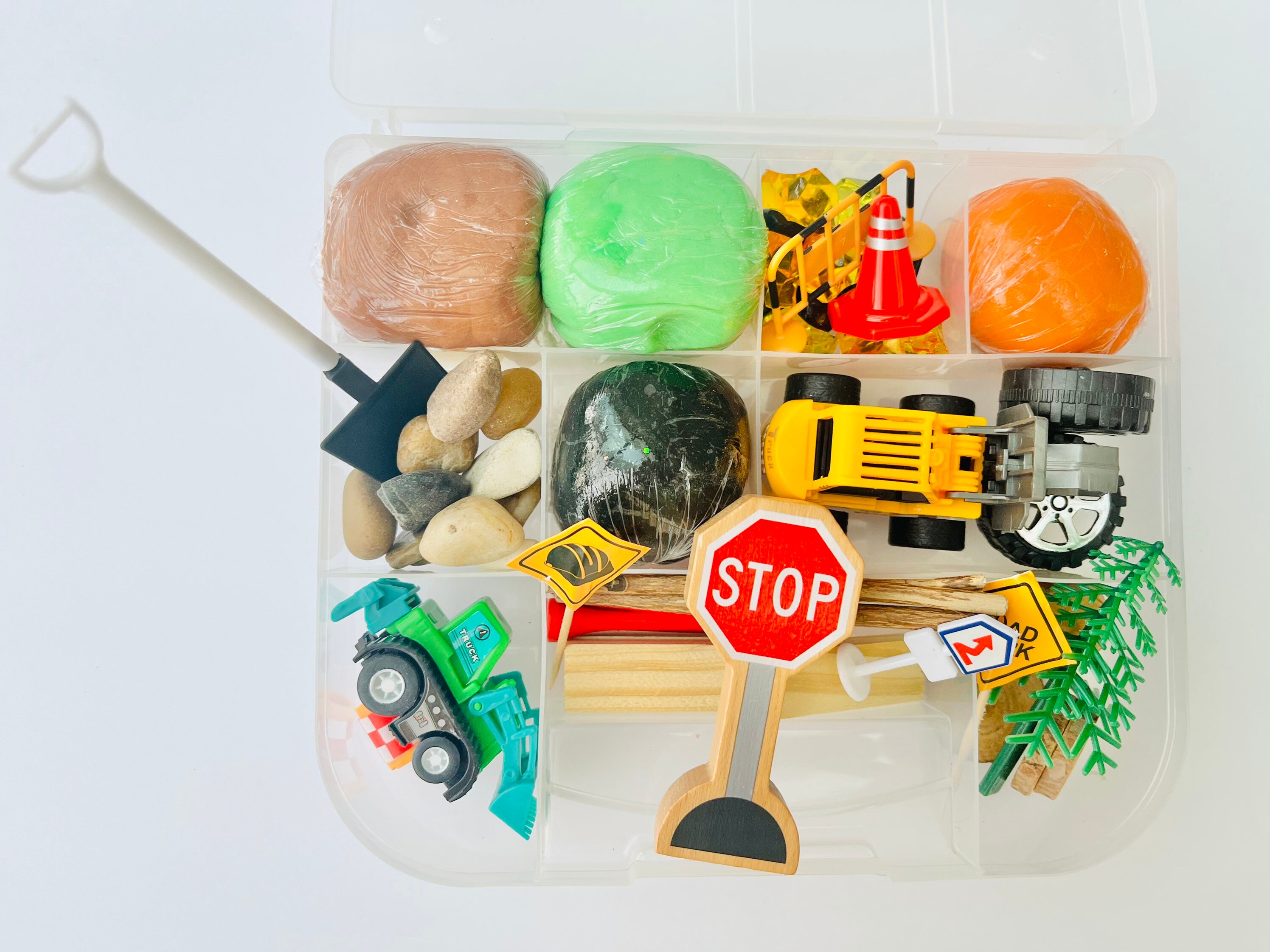 Construction Playdough Kit Montessori Pretend Play Homemade Playdough ...