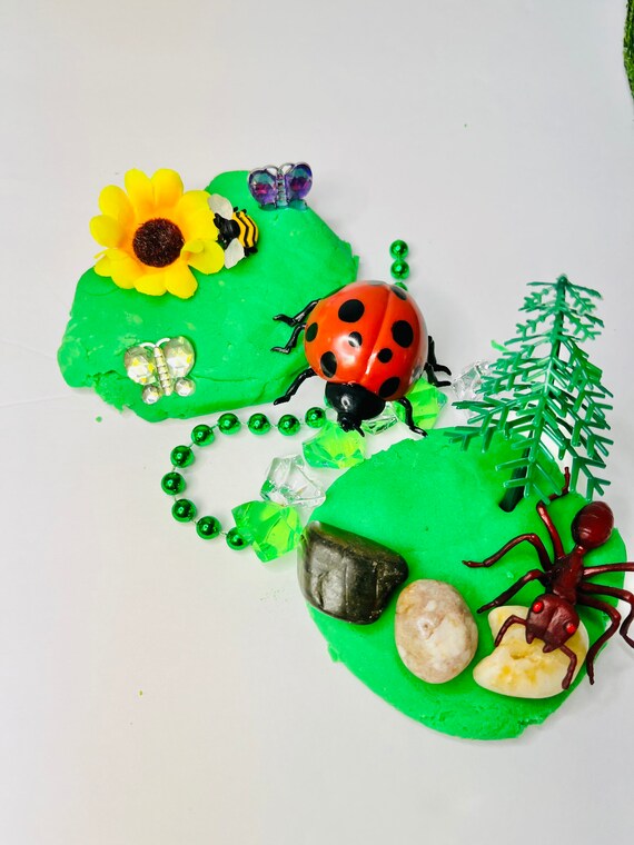 Toys & Games Busy Box Bug Playdough Kit Insect Sensory Kit Montessori ...