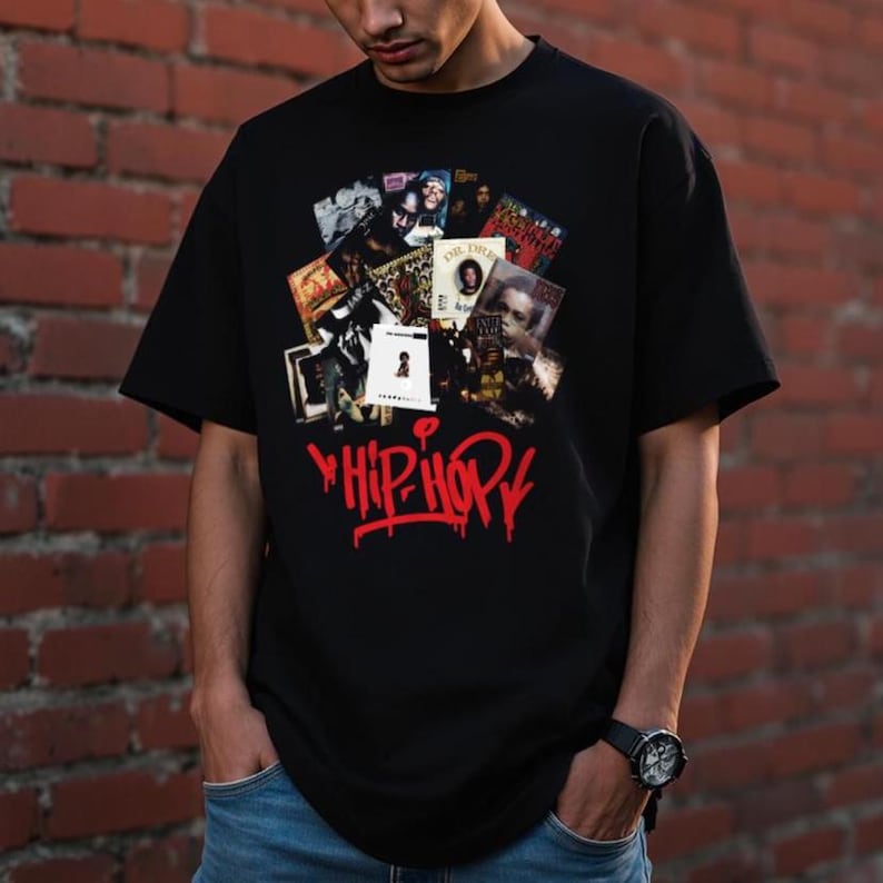 90s Hip Hop T-shirt: Vintage Rap Music Collage Tee - Etsy Canada