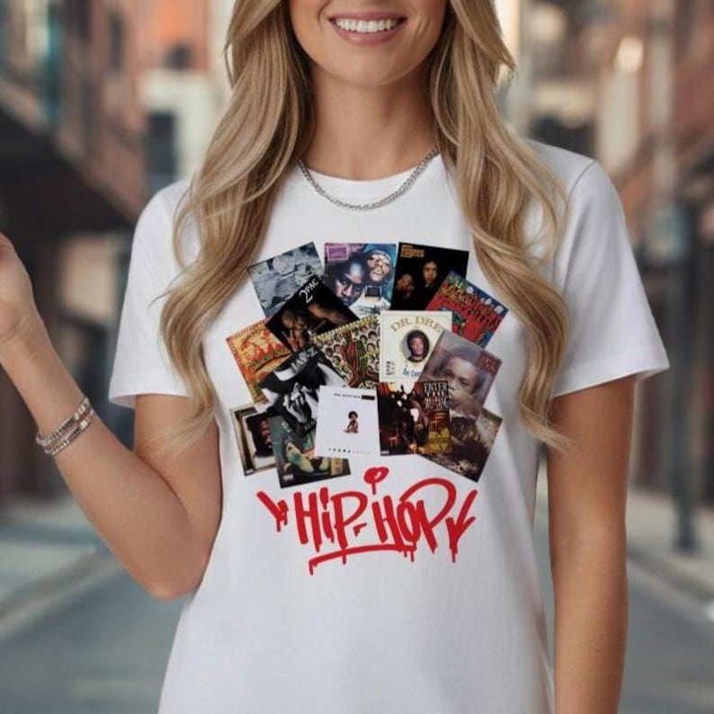 90s Hip Hop T-shirt: Vintage Rap Music Collage Tee - Etsy Canada
