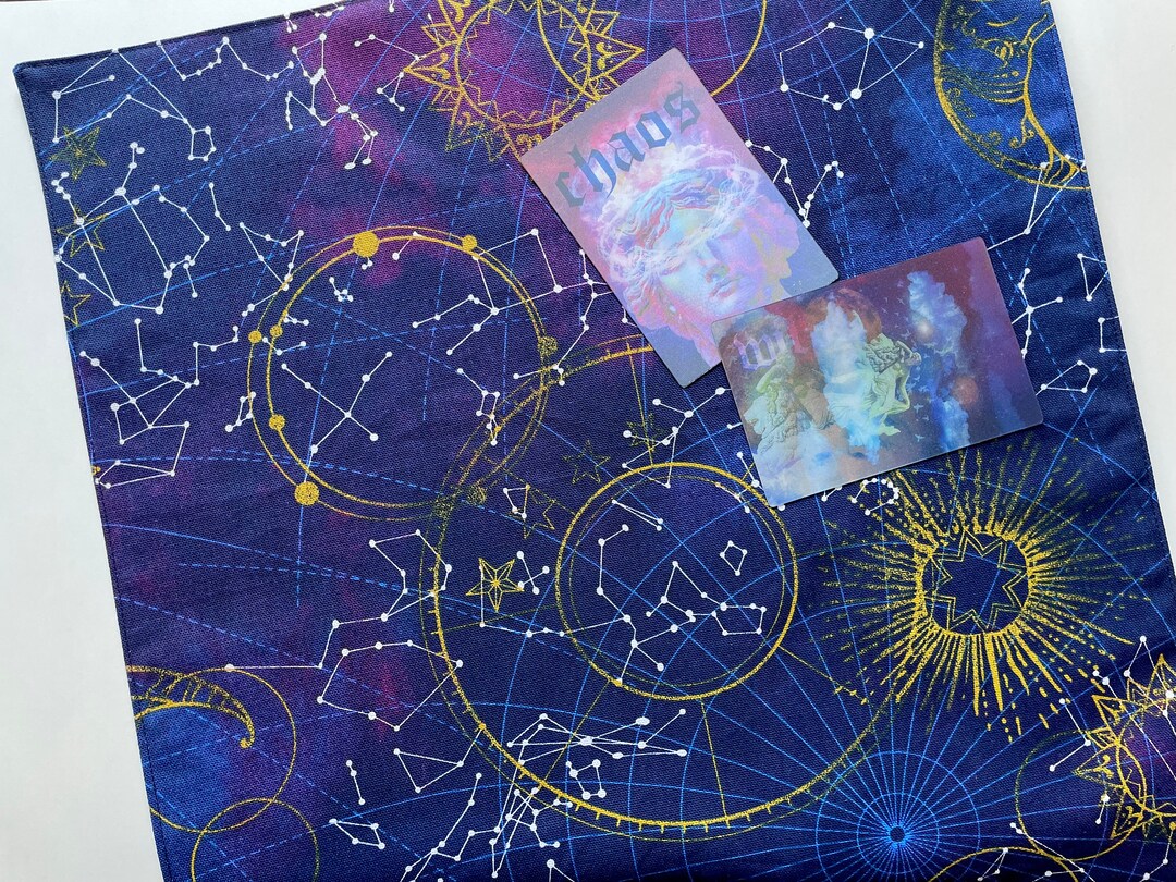 Celestial Altar Cloth, Tarot Reading Cloth, Cloth ONLY - NO CARDS ...