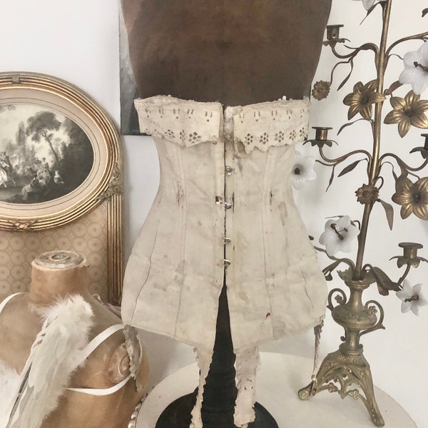 Antique Corset - Etsy