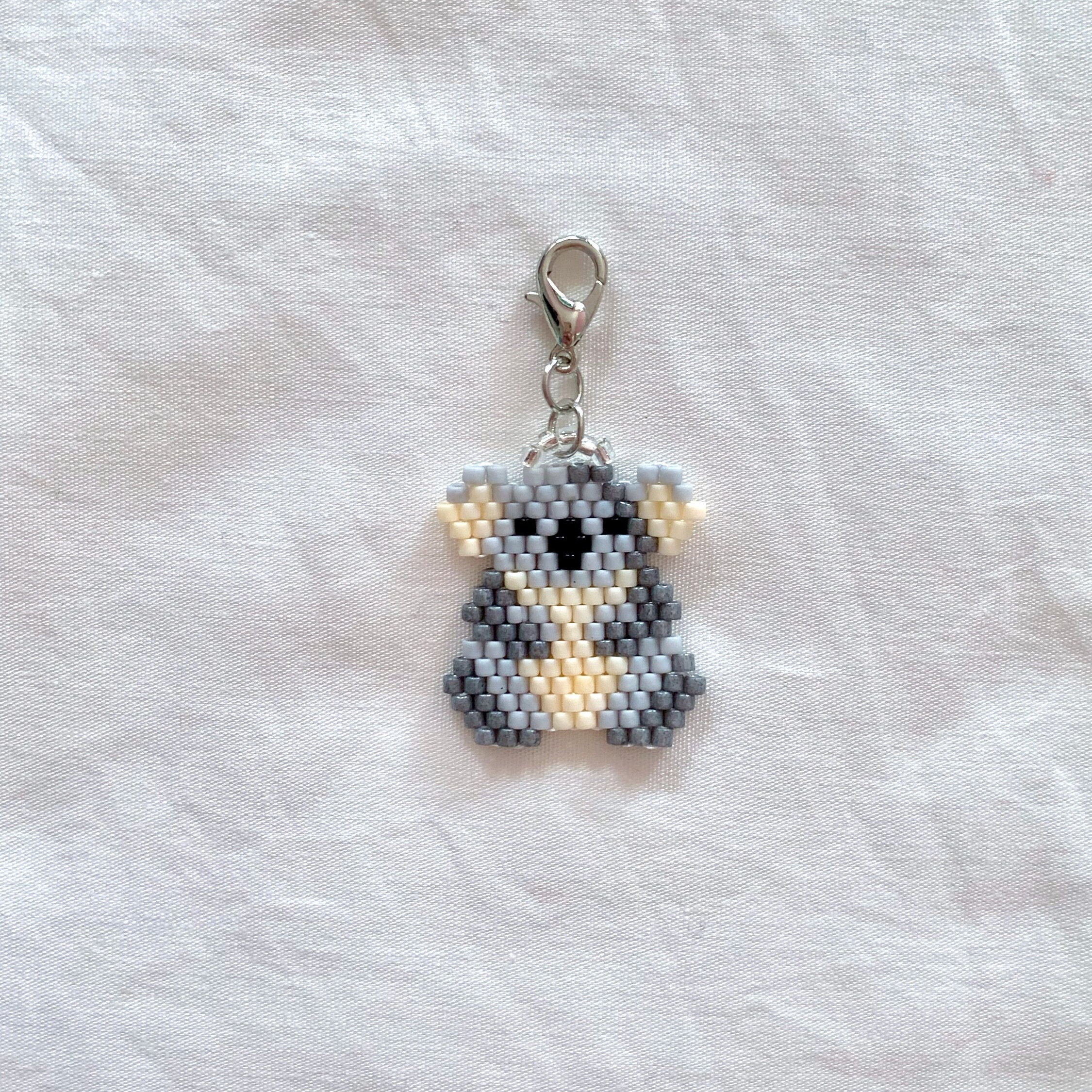 Beaded Koala Stitch Marker, Kawaii Zoo Safari Animal Knitting Notions ...
