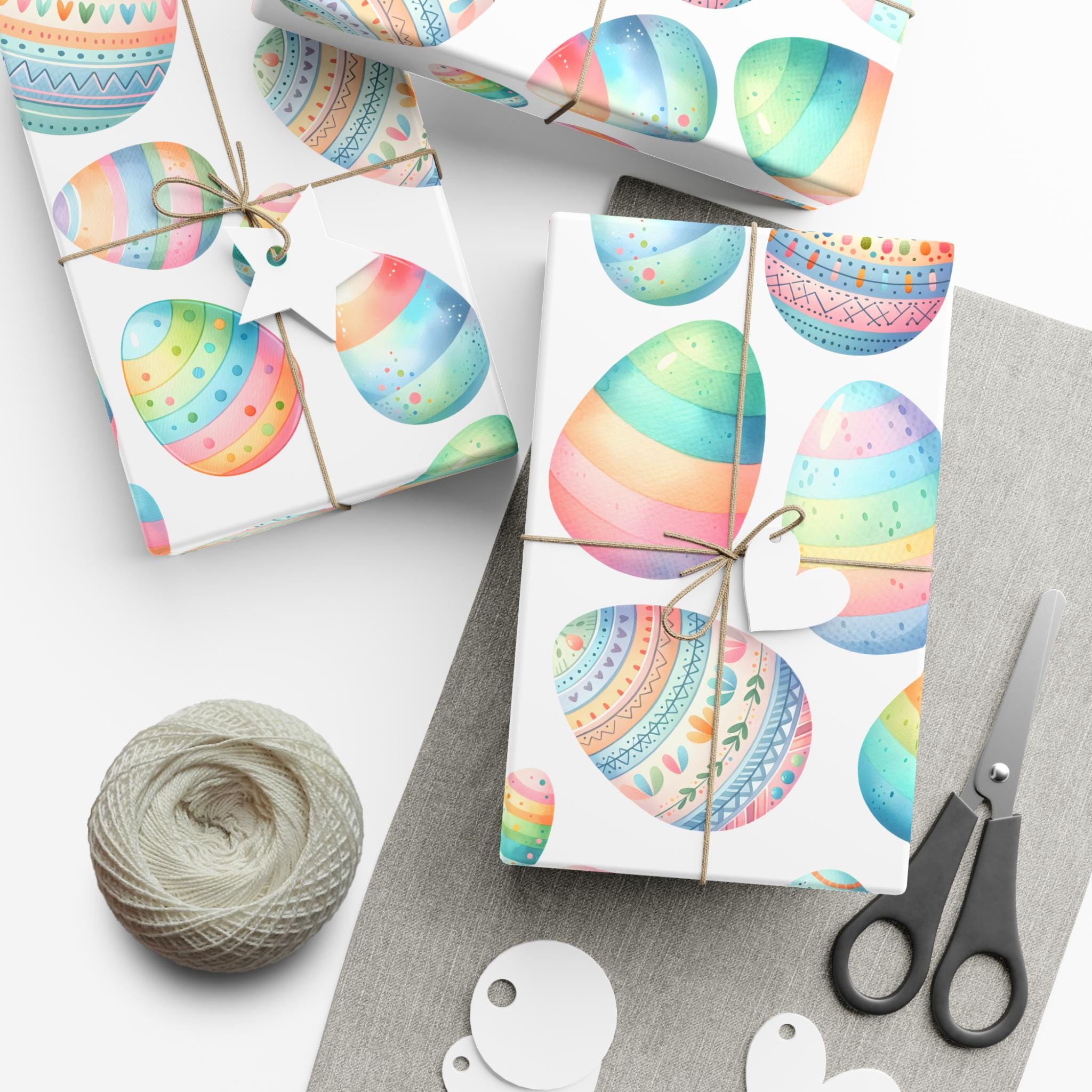 Easter Wrapping Paper Easter Gift Wrap for Girl Easter Egg Wrapping ...