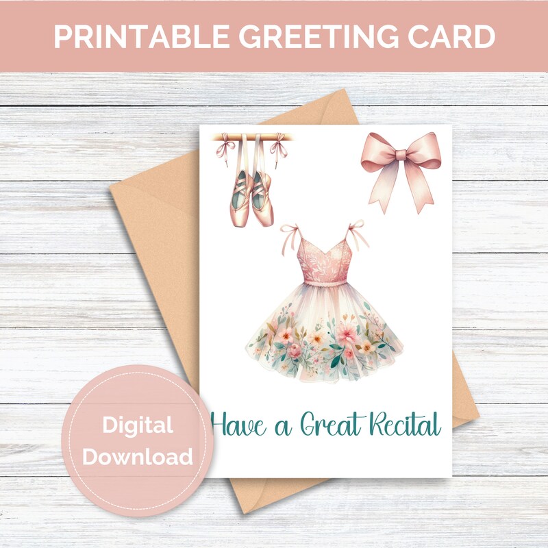 Ballet Card - Etsy