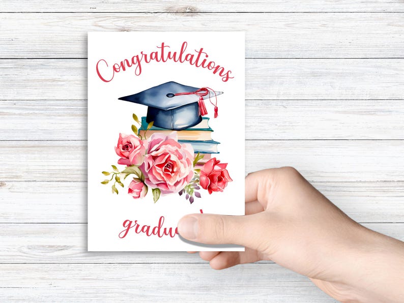 2025 Graduation Card Printable Graduation Card Digital Download High ...
