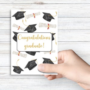 Printable Graduation Card Congratulations Card Class of 2025 Graduate ...