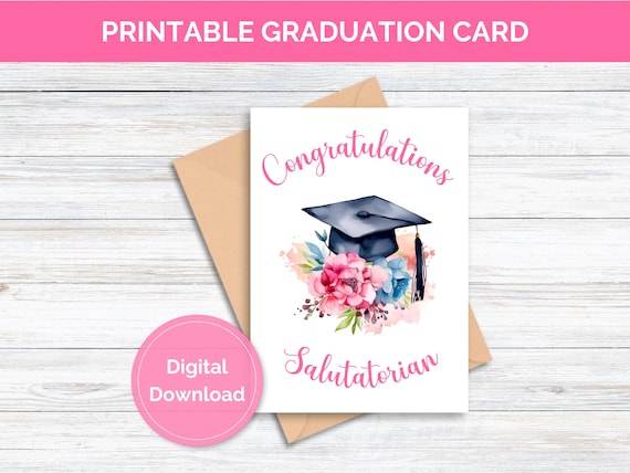 High School Printable Graduation Congratualations Cards Free