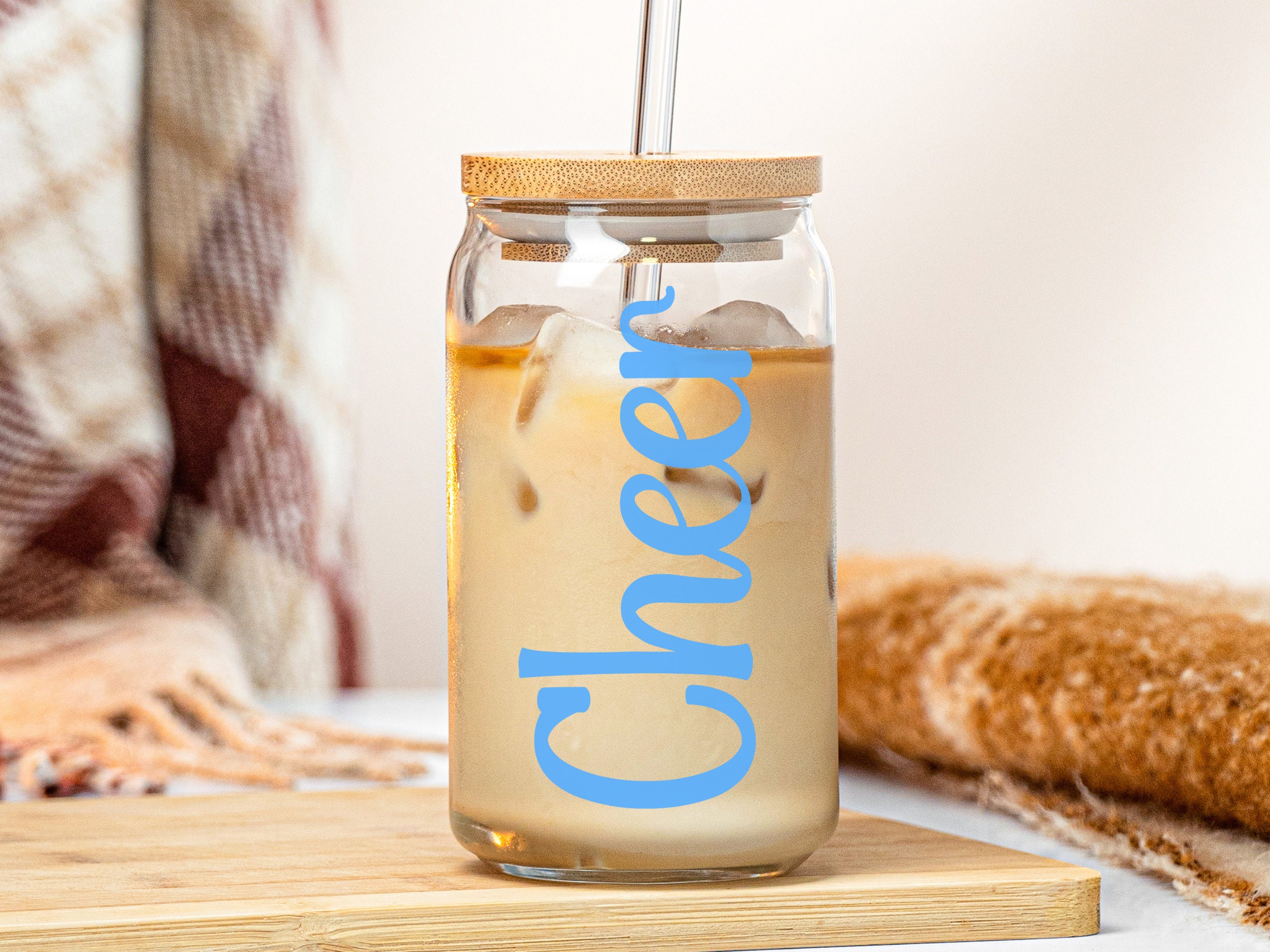 Cheer Glass Can Cheer Competition Gift for Her Glass Tumbler ...