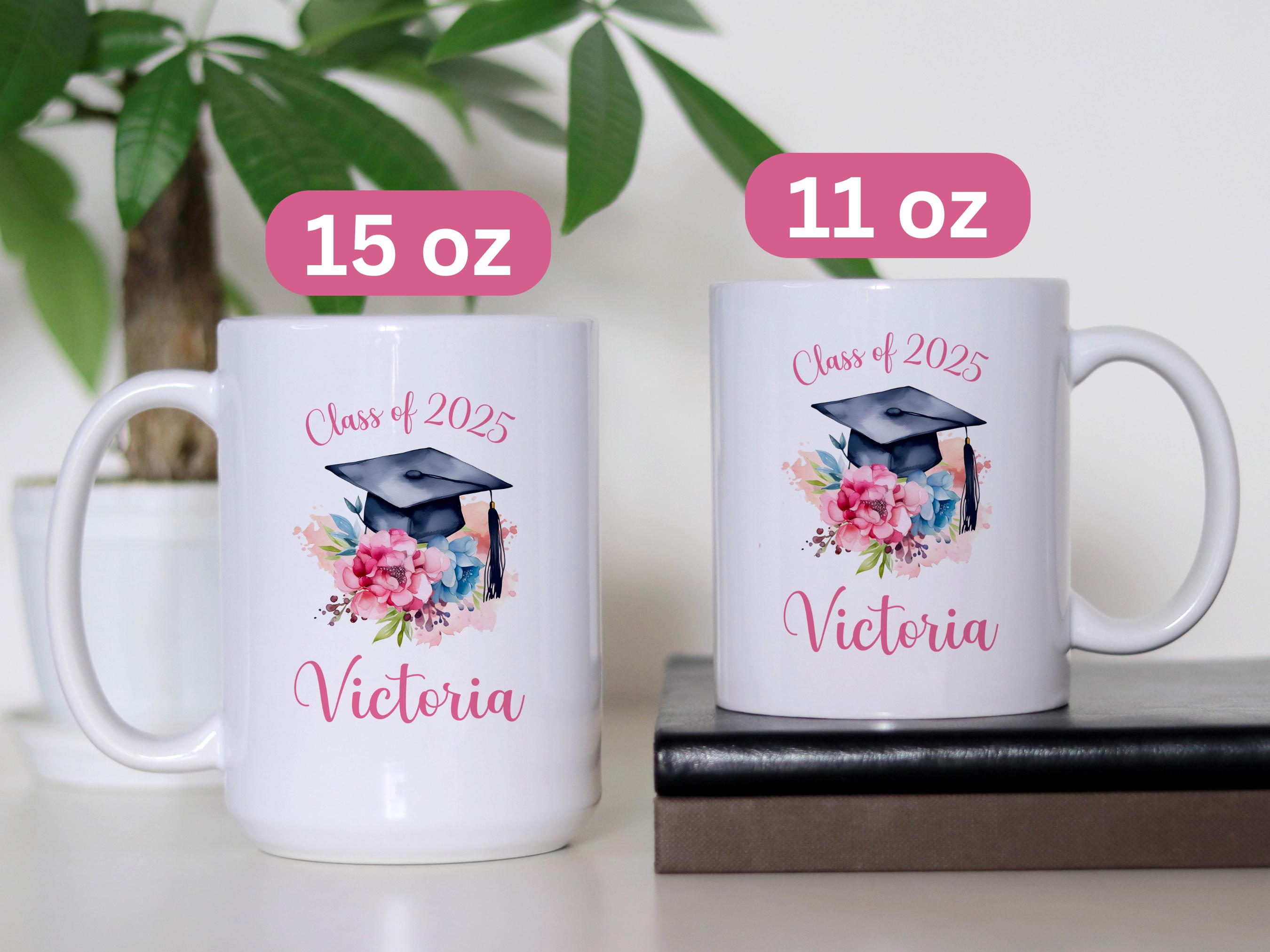 Personalized Graduation Mug Girl Graduation Gift Custom Graduation Mug ...
