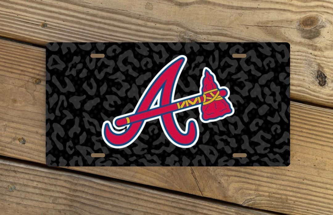Braves License Plate Monogram License Plate Car Tag Personalized Tag ...