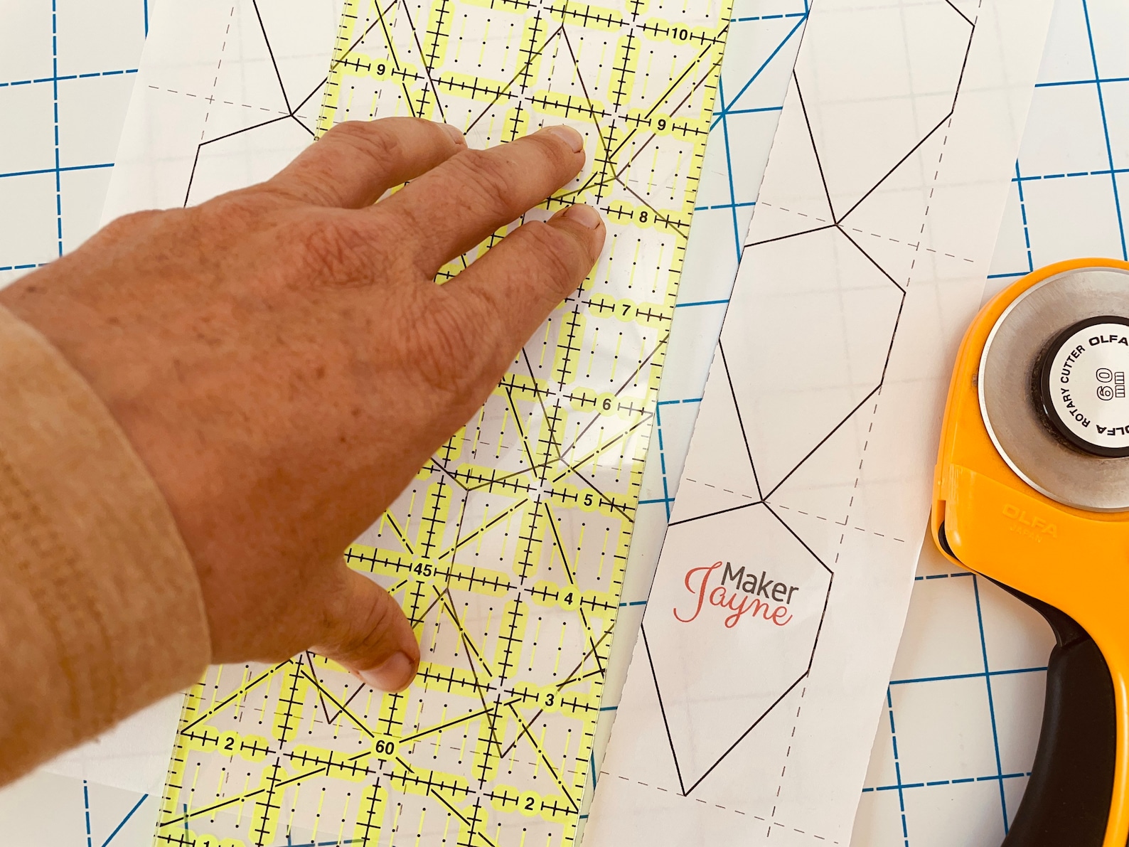 Printable EPP Templates PDF Instant Download Hexagon, 12 Sizes, DIY ...