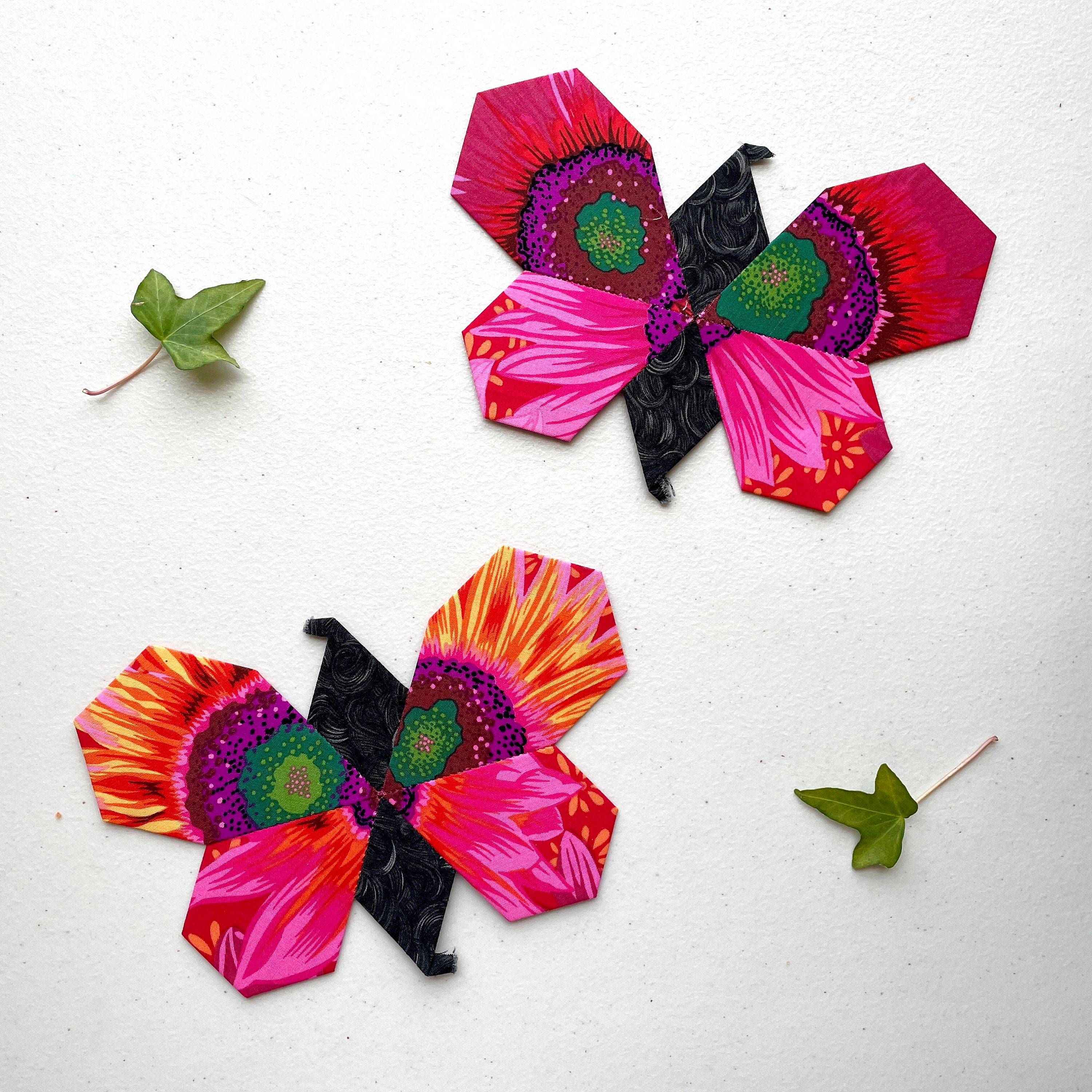 Digital EPP Pattern #2: EPP Points Flowers & Butterflies - English ...