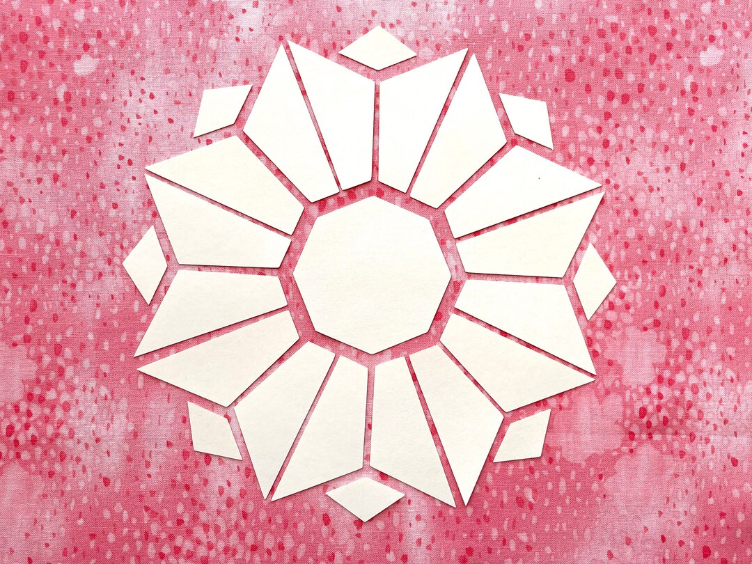 Small Flower 3 Flowers & Butterflies EPP Skill-building - Etsy