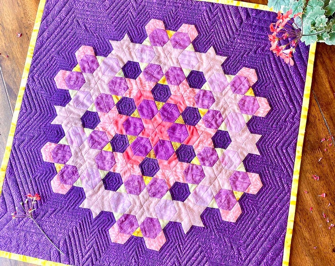 Asterisms Quilt PRINTED Pattern for EPP or Hand Piecing - Etsy Australia