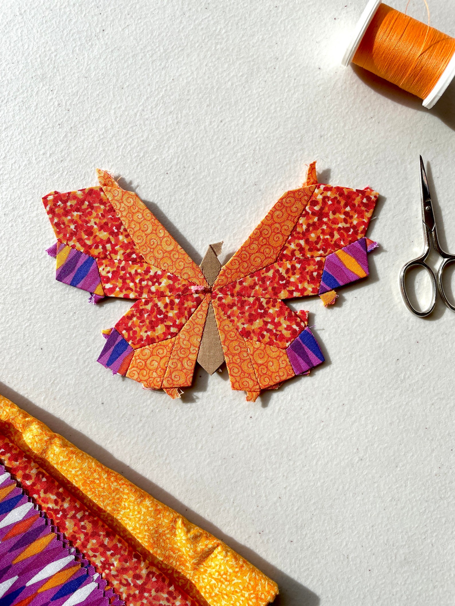 Medium Butterfly 3 Flowers & Butterflies EPP Skill-building - Etsy