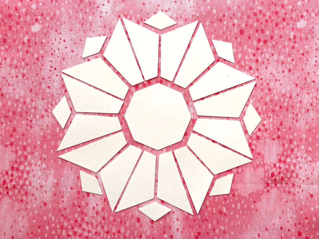 Large Flower 3 Flowers & Butterflies EPP Skill-building Series Precut ...