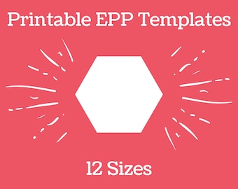12 Sizes Printable EPP Templates PDF Instant Download Jewel | Etsy