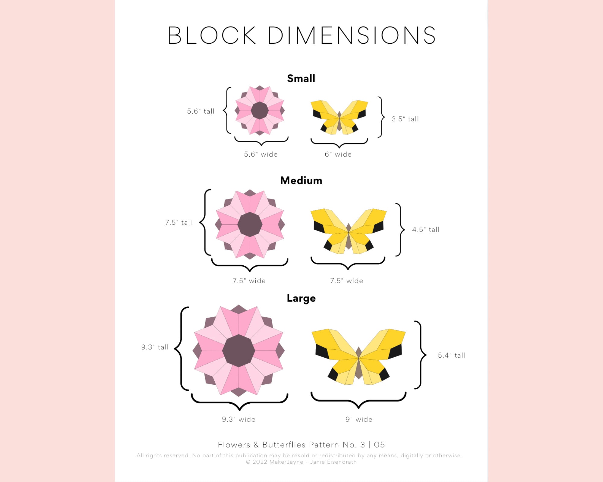 Digital EPP Pattern 2: Beyond Hexies Flowers & Butterflies English ...