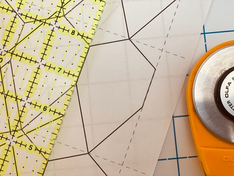 Printable EPP Templates PDF Instant Download Hexagon, 12 Sizes, DIY ...