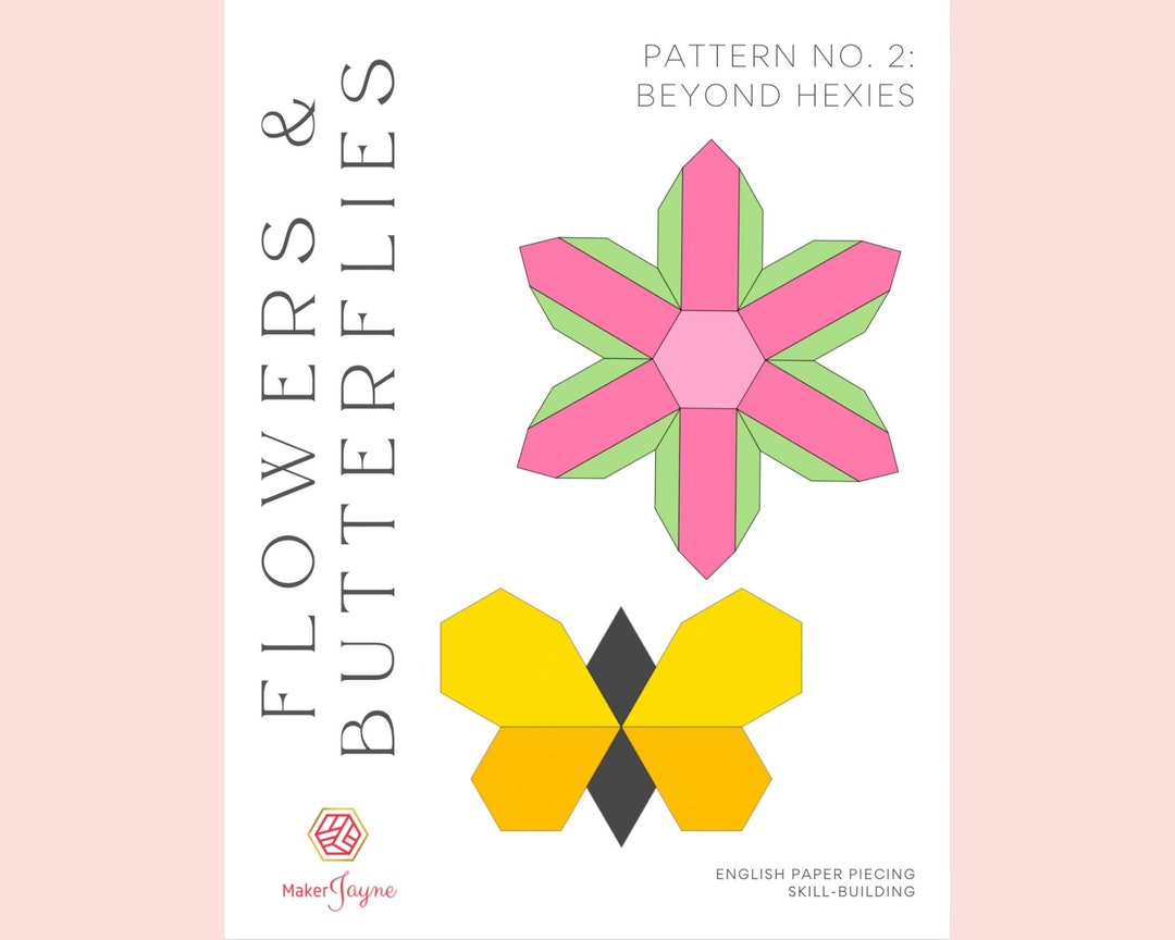 Digital EPP Pattern 2: EPP Points Flowers & Butterflies - Etsy