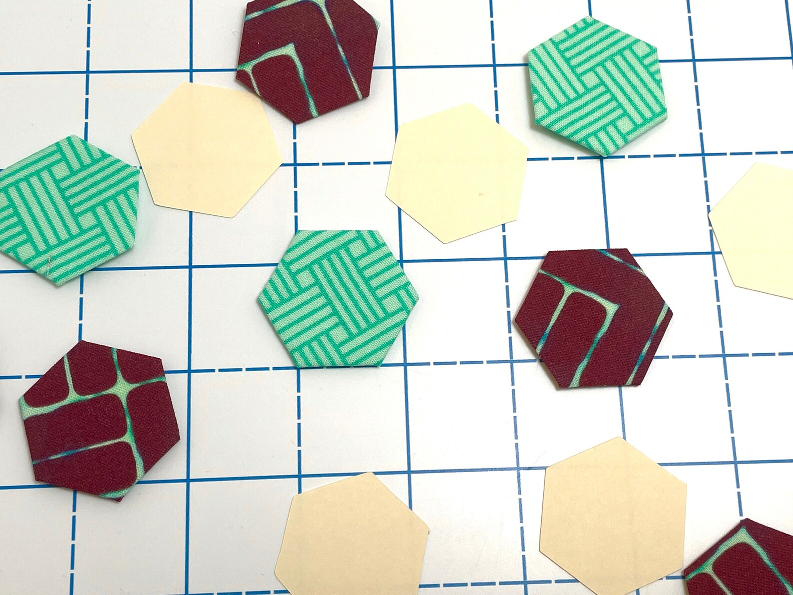 3/4 Inch Hexagon Paper Templates for English Paper Piecing, EPP ...