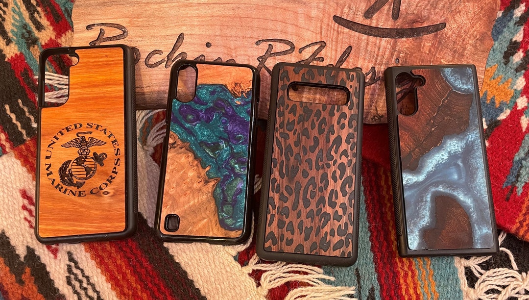 Handmade Custom Resin and Wood Phone Cases for Samsung - Etsy