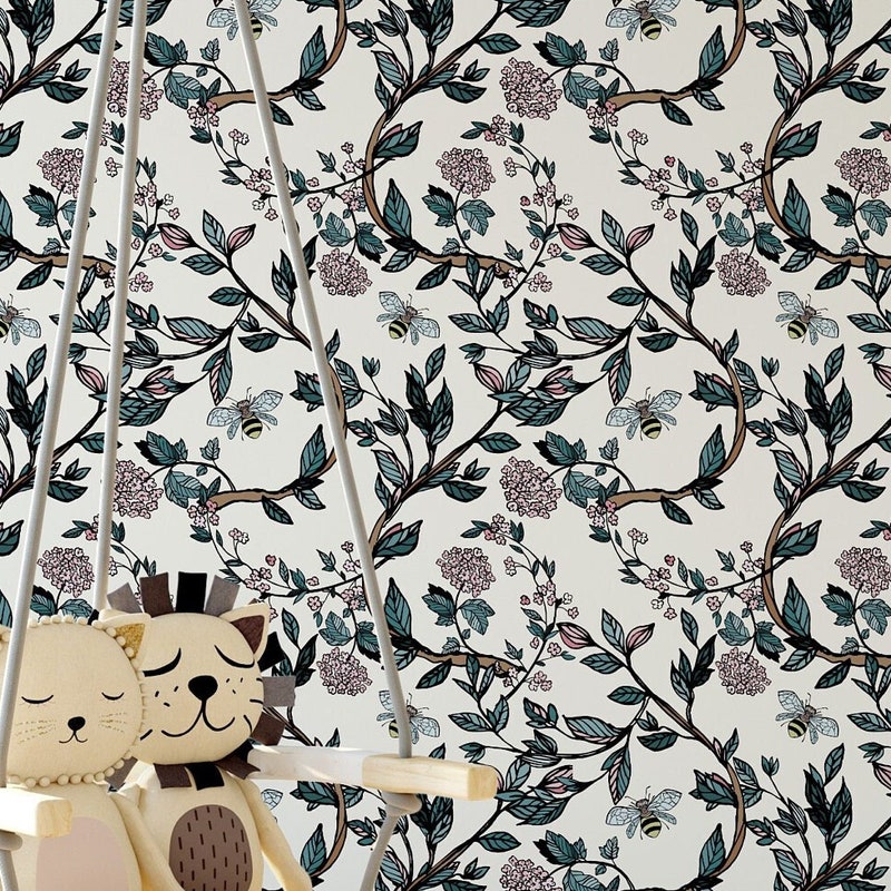Bee Wallpaper - Etsy
