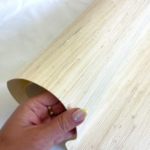 Natural Grasscloth Hemp Neutral Beige, a Natural Color Woven ...