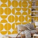 Mid Century Wallpaper Half Moon 3659 - Etsy Canada
