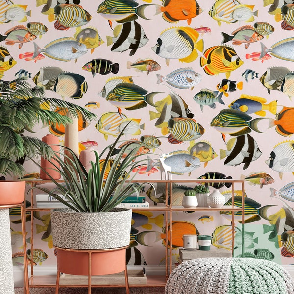 Fish Wallpaper - Etsy