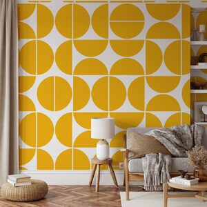 Mid Century Wallpaper Half Moon 3659 - Etsy Canada
