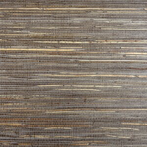 Natural Grasscloth Hemp Wallpaper Painted in Matte Brown Beige Color ...