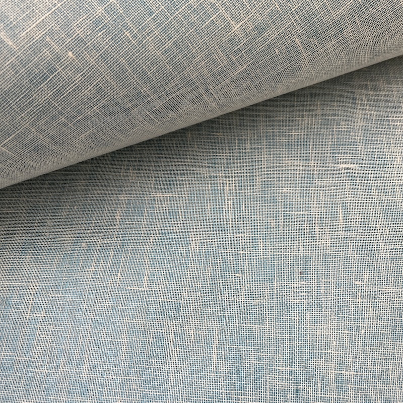 Blue Grasscloth Wallpaper - Etsy