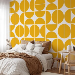Mid Century Wallpaper Half Moon 3659 - Etsy Canada