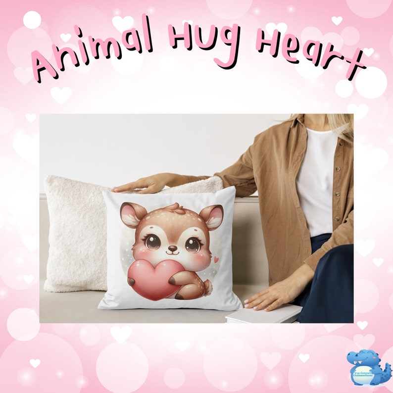 Cute Animal Hugging Heart Valentine Clipart, 41 High-quality Images ...